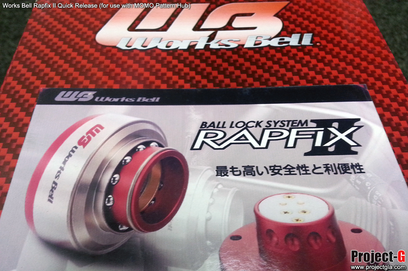 Works Bell Rapfix II Quick Release – For Steering Wheel Hubs – Project-G